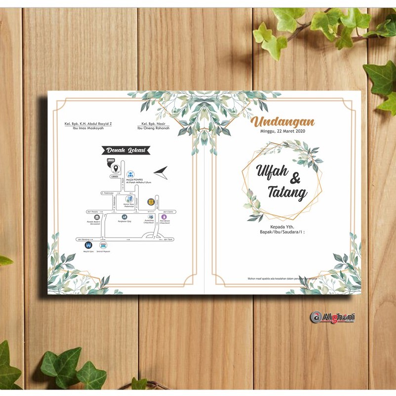 Undangan Pernikahan / Undangan Rustic | Shopee Indonesia