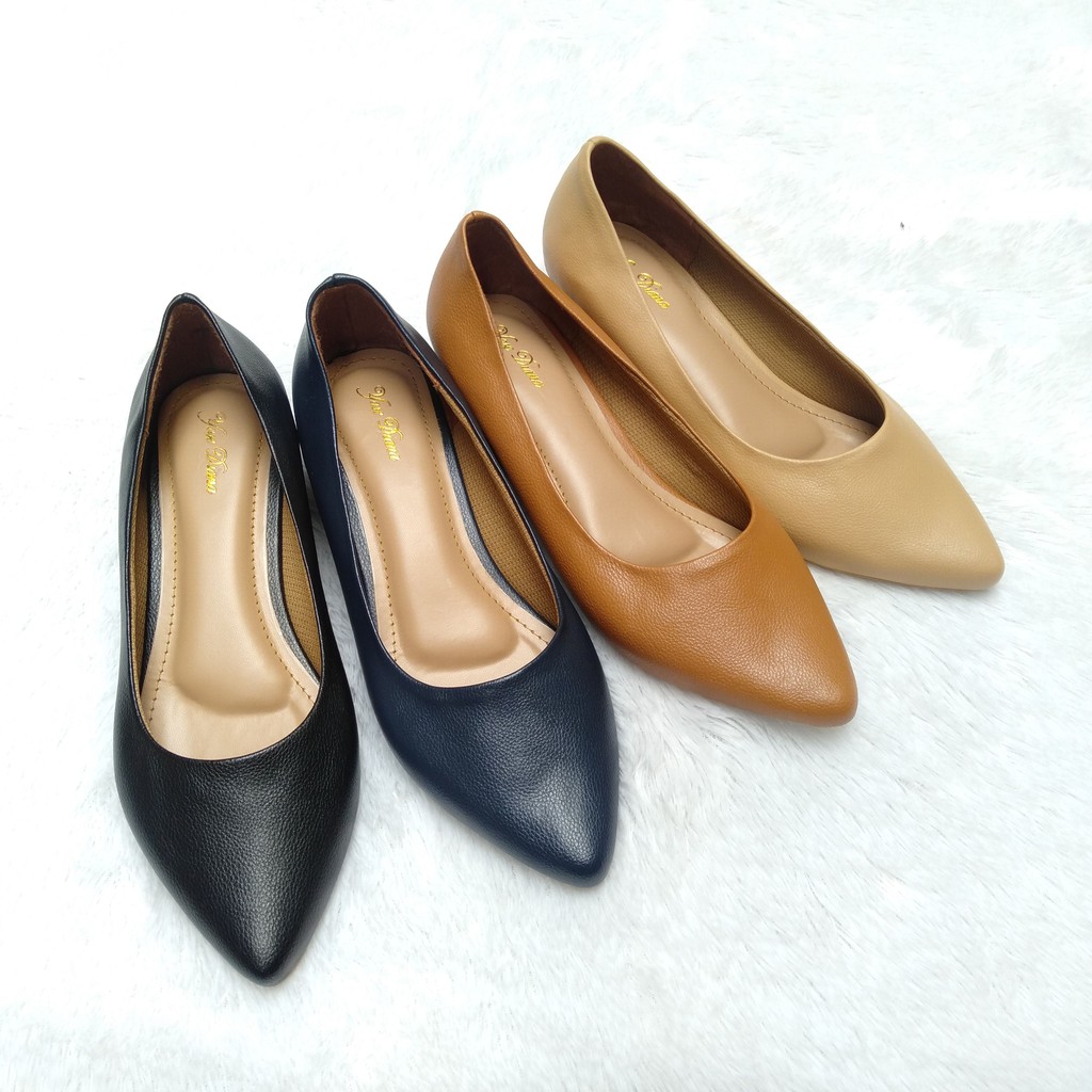 SEPATU KERJA WANITA AN-01 HEELS 3 CM ( PREMIUM ) | Shopee Indonesia