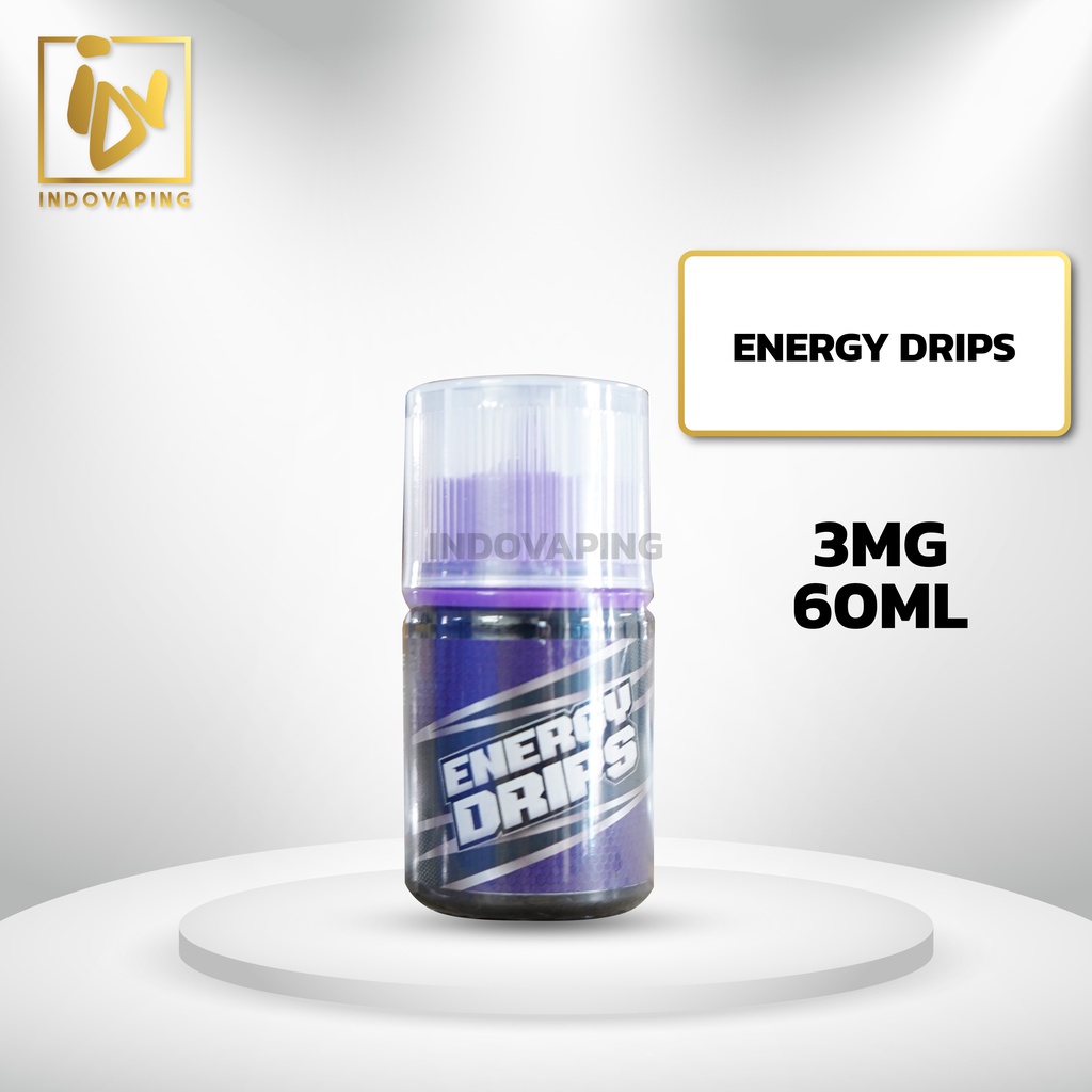 Jual Liquid Vapor Vape - Energy Drips 3mg 60ml By JVS x Steamqueen ...