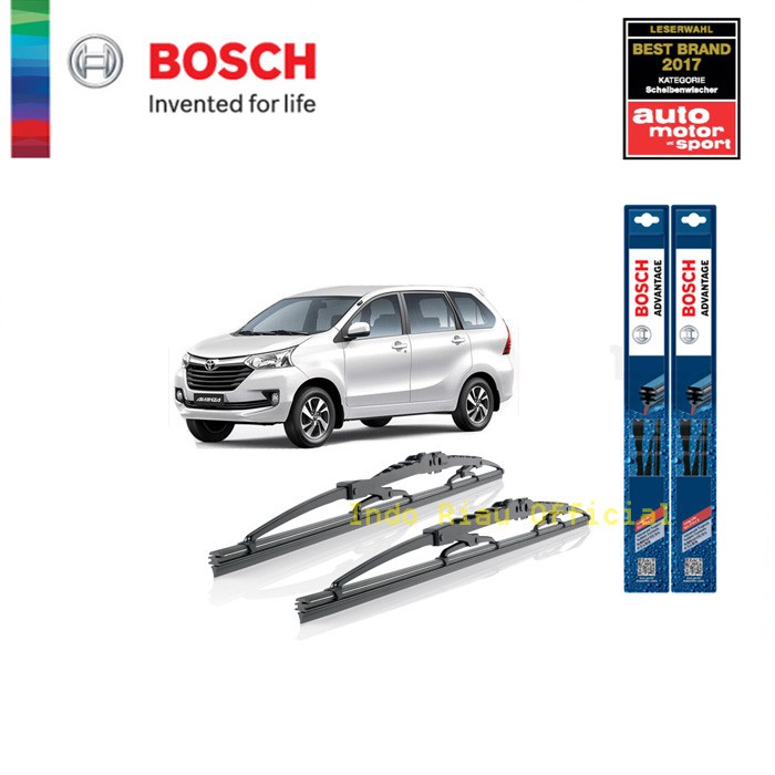 Jual Wiper Frame Advantage 21&14 inci Toyota Avanza Asli Original Bosch - Wiper Blade Kaca Mobil ...
