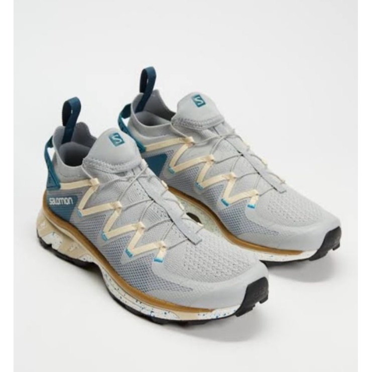 Jual Sepatu Salomon XT-Rush Quarry Grey Mallard Blue High Premium ...