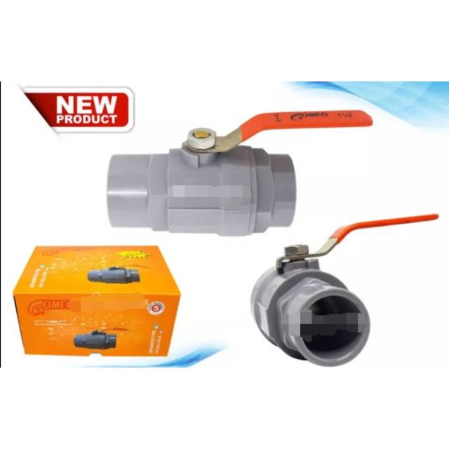 Jual Ball Valve PVC 2" gagang besi | Shopee Indonesia