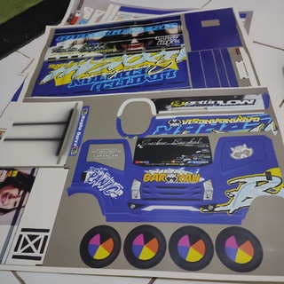 Jual Pola stiker papercraft truk oleng ditdim Indonesia|Shopee Indonesia