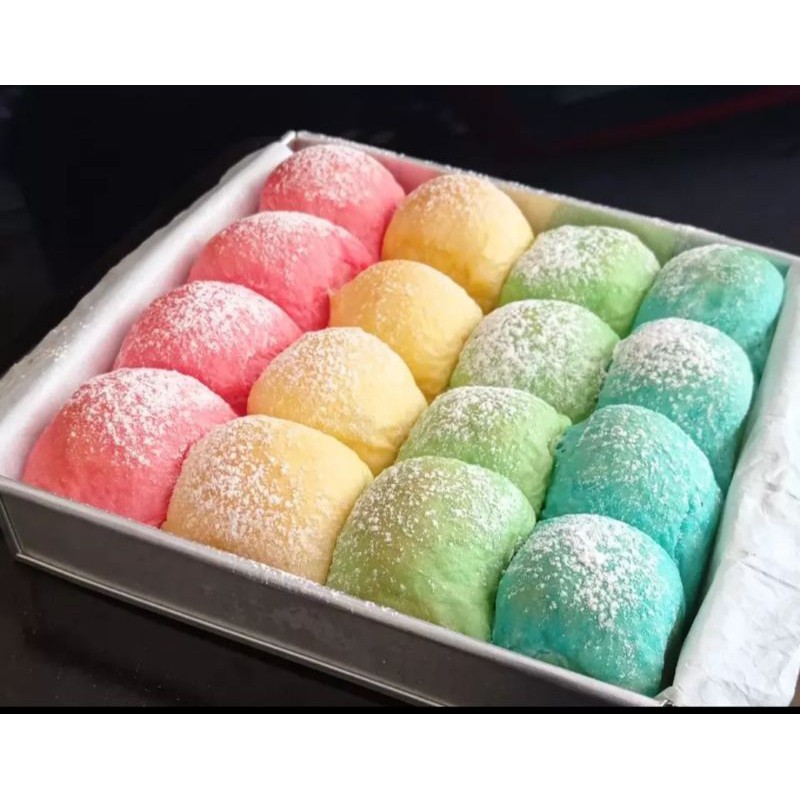 Jual Japanese milk bread rainbow | roti kasur jepang | premium lembut ...