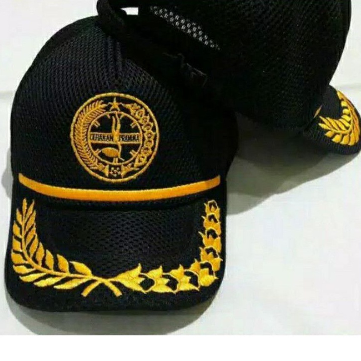 Jual Promo murah meriah topi pramuka padi kapas jaring double mess ...