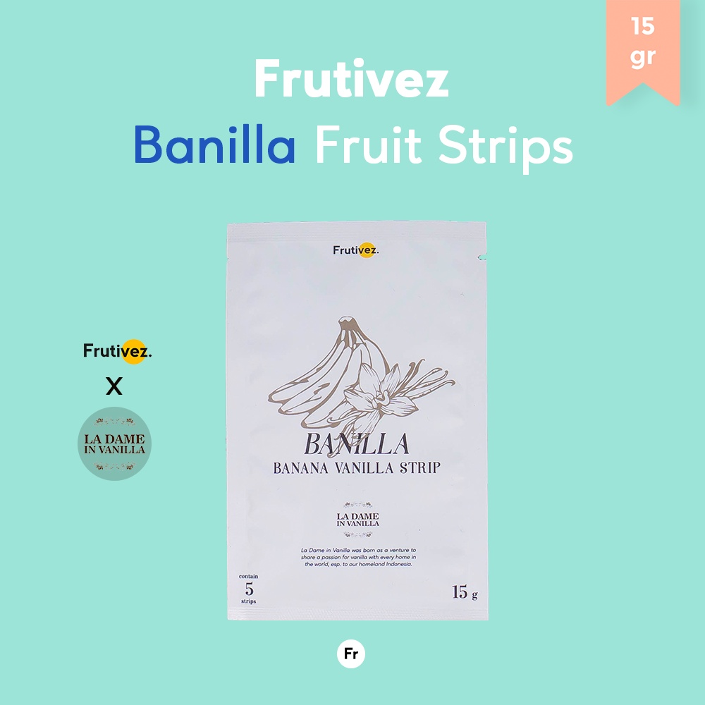 Jual Frutivez X La Dame In Vanilla Banana Vanilla Fruit Strips 15g