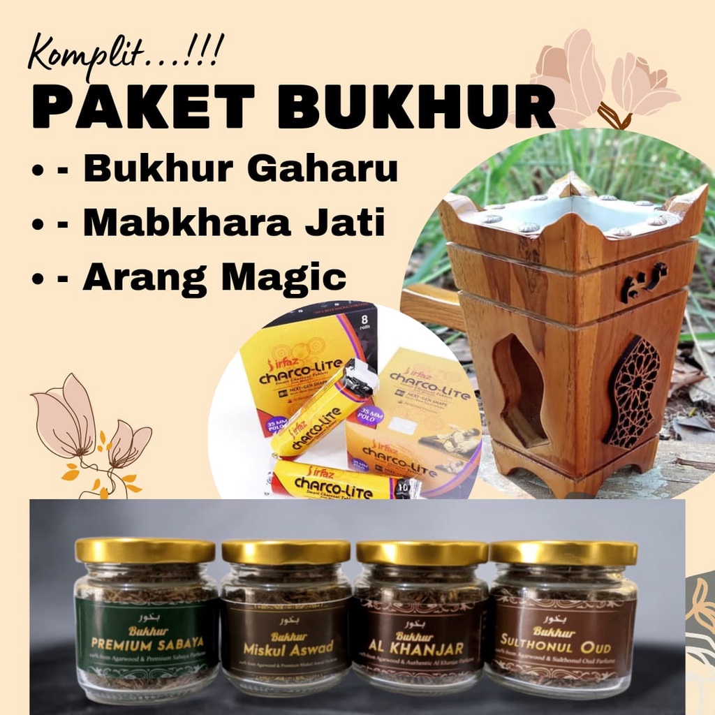 Jual PAKET BUKHUR GAHARU KOMPLIT BERBAGAI AROMA SIAP BAKAR | Shopee ...