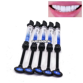 Jual DENTEX Composite Resin Light Cure Bonding Agent A1 A2 A3 EXW Shade | Komposit Composit ...