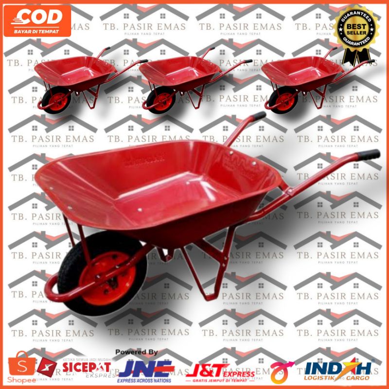 Jual GEROBAK SORONG MERAH/ GEROBAK PASIR/ TROLI COR SEMEN DORONG PROYEK ... Jual GEROBAK SORONG MERAH/ GEROBAK PASIR/ TROLI COR SEMEN DORONG PROYEK ...