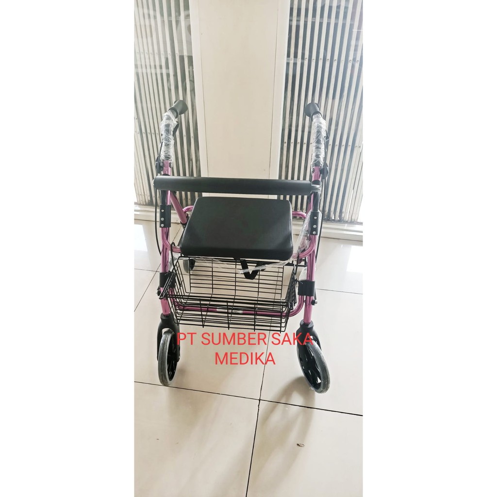 Jual Rollator Ungu Alat Bantu Jalan Walker Beroda Fs965Lh-1 A3 ONEMED ...