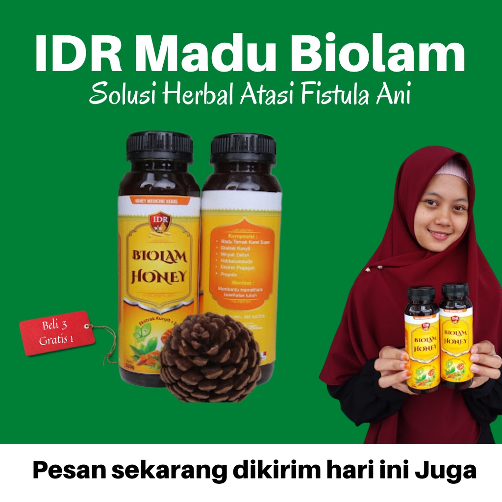 Jual IDR Madu Biolam Obat Fistula Ani 330 gram | Shopee Indonesia