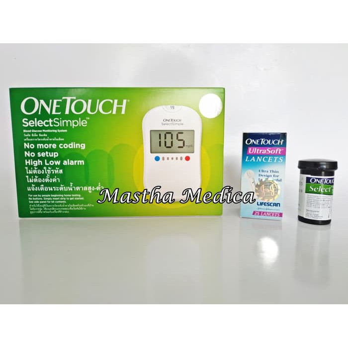 Jual Alat Cek One Touch Select Simple | Shopee Indonesia