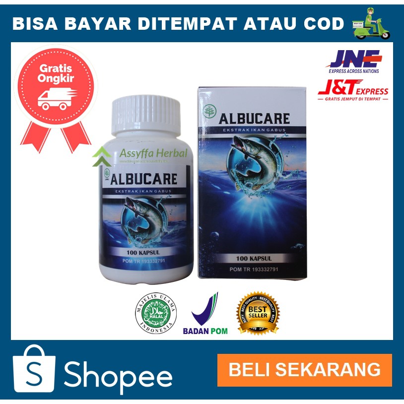 Jual ALBUCARE EKSTRAK IKAN GABUS - 100% ORIGINAL KAPSUL EKTRAK IKAN ...