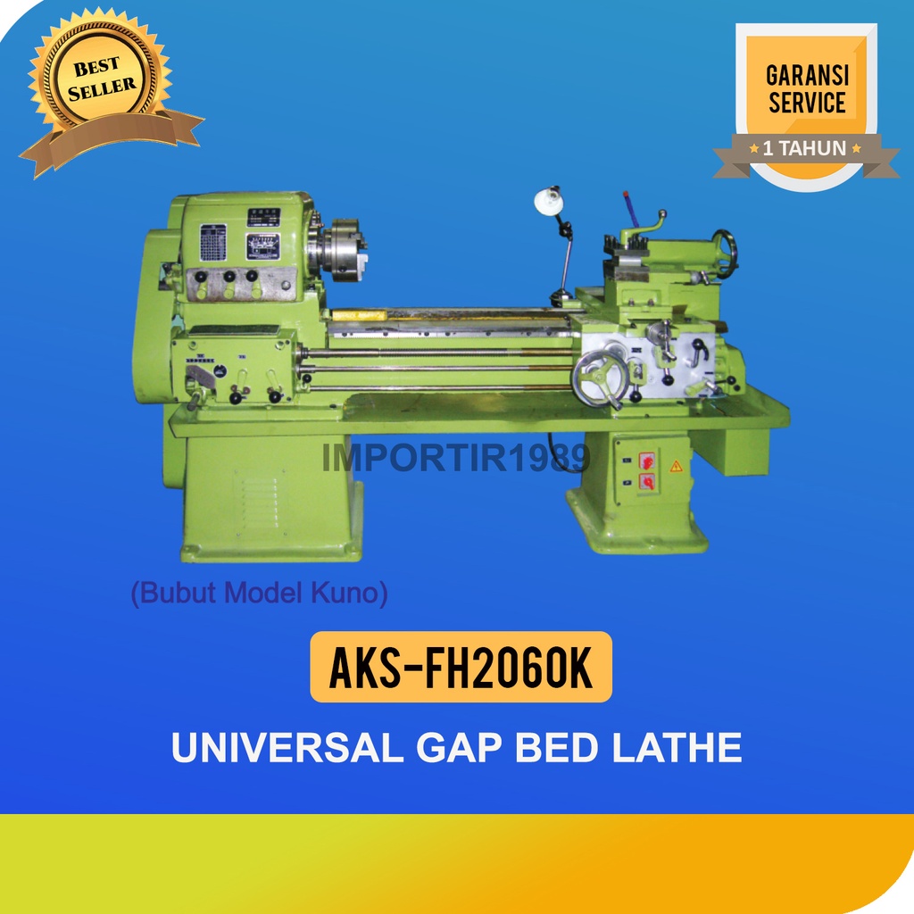 Jual Mesin Bubut Besi Logam Mini 1500 mm GAP Bed Lathe Machine FH2060K ...