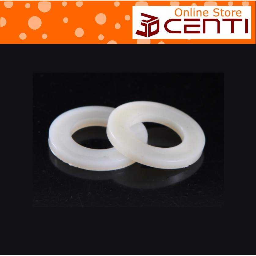 Jual RING PLAT WASHER FLAT RING NYLON NILON M2 M2.5 M3 M4 M5 M6 M8 M10 2mm 2.5mm 3mm 4mm 5mm 6mm ...