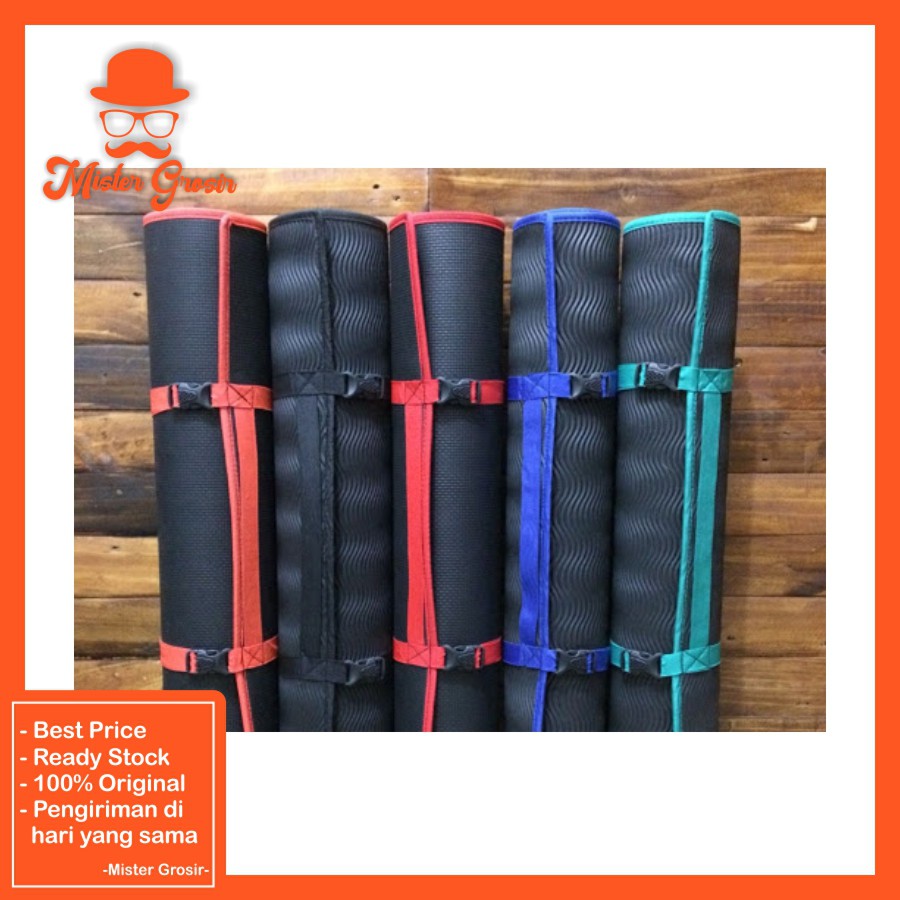 Matras Hiking Matras Camping Hitam Gulung Bahan Spon Karet 3 mm Matras ...