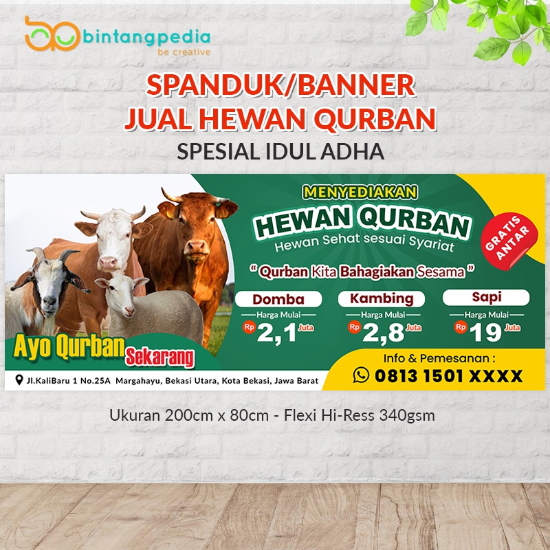 Jual SPANDUK/BANNER JUAL HEWAN QURBAN TERBARU [PROMO] | Shopee Indonesia