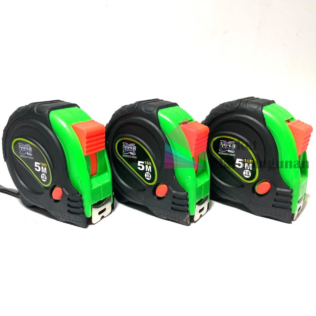 Jual Meteran Tukang Bangunan 5 Meter Roll / Measuring Tape 5 MTR 5M ...
