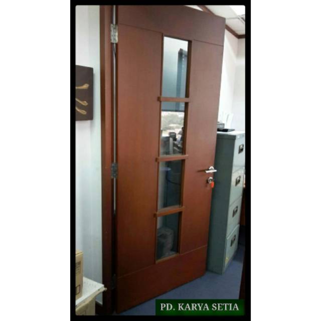 Jual Pintu Triplek Kaca + finishing Melamik | Shopee Indonesia