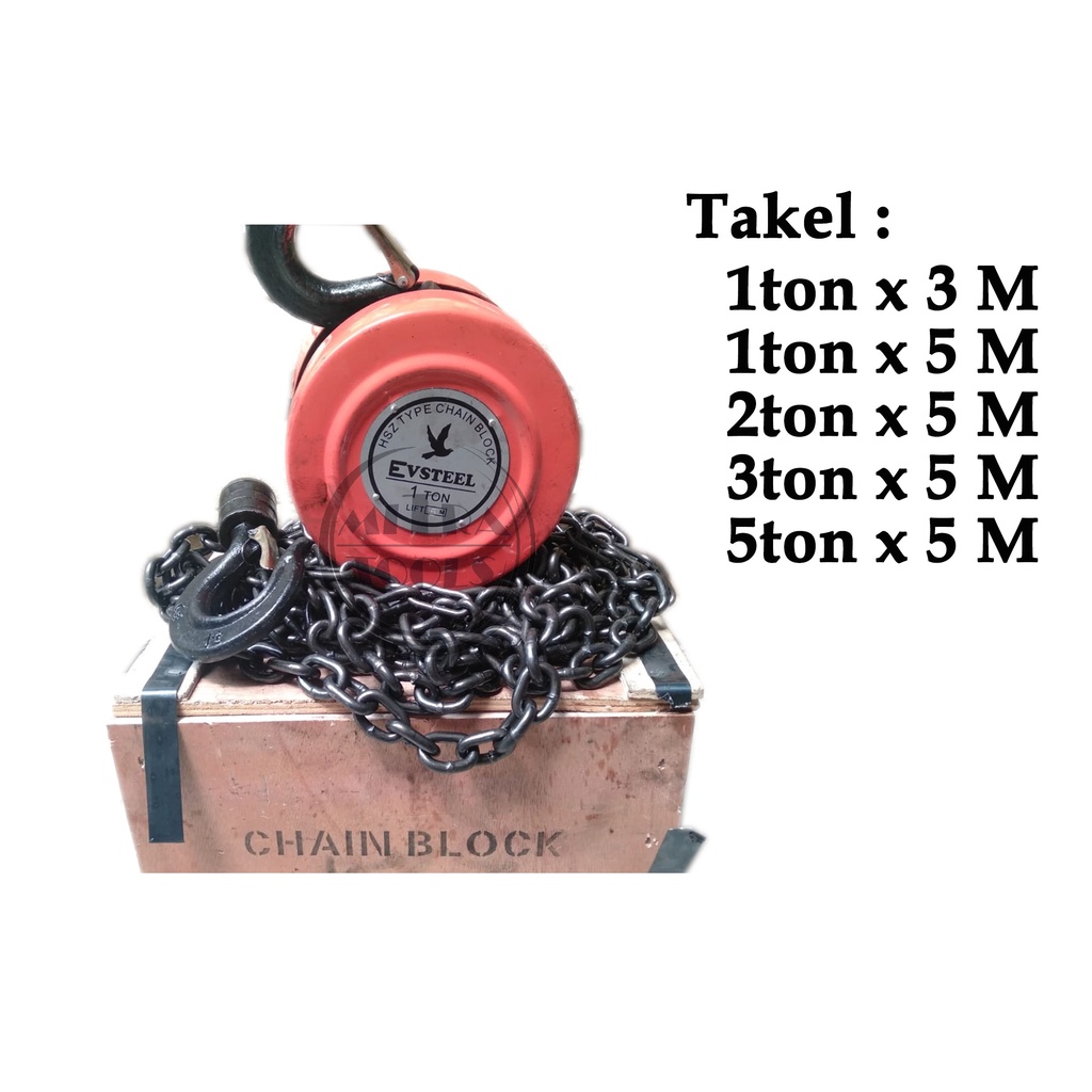 Jual Chain Block Takel Kerekan Rantai 2 Ton x 5 Meter | Shopee Indonesia