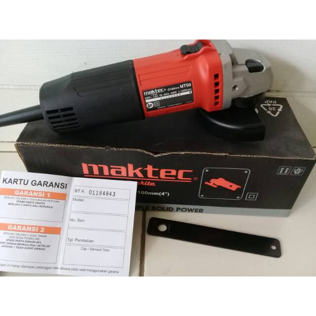 Jual Mesin Gerinda 4" Maktec By Makita Gerinda Tangan | Shopee Indonesia