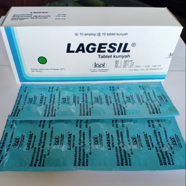 Jual LAGESIL TAB 100S 1 STRIP 10 TABLET | Shopee Indonesia