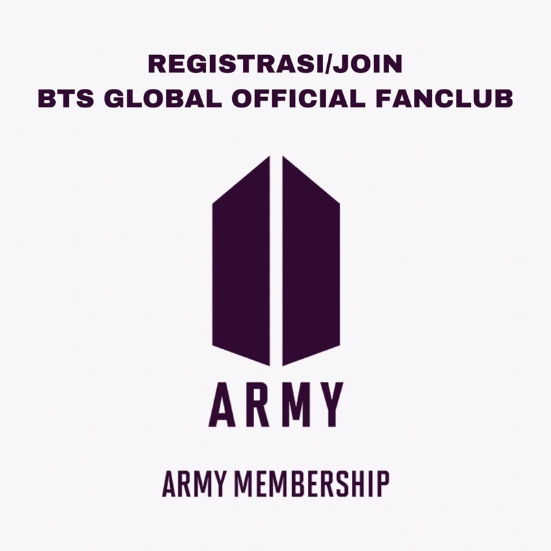 Jual BTS OFFICIAL FANCLUB ARMY MEMBERSHIP REGISTRASI - baca deskripsi | Shopee Indonesia