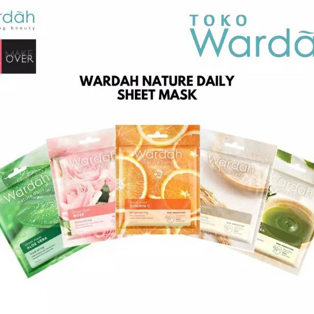 Jual Wardah nature daily sheet mask | Shopee Indonesia