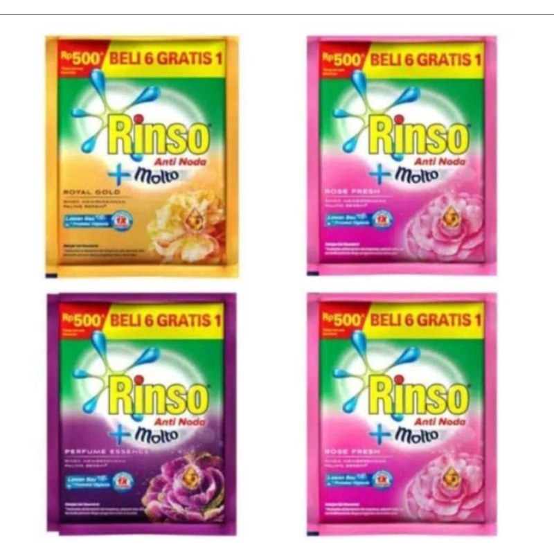 Jual Rinso cair 20ml kemasan 500 7 sachet | Shopee Indonesia