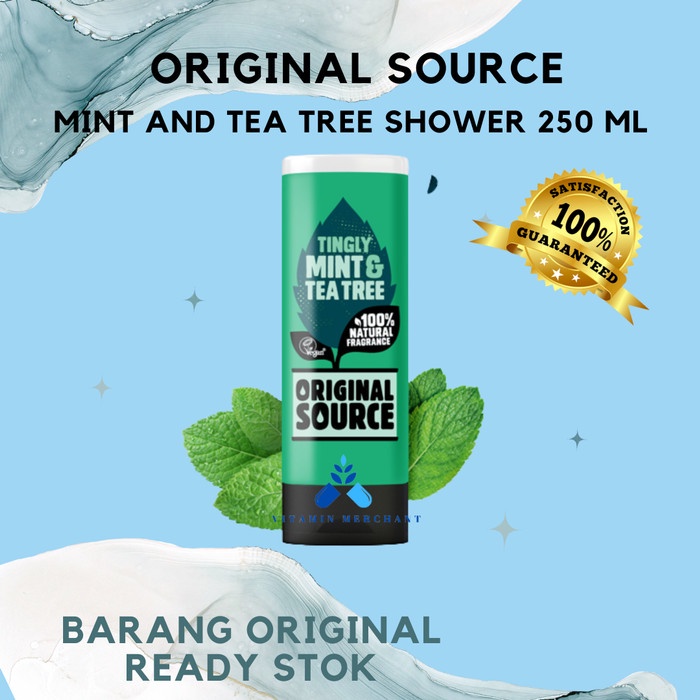 Jual original source mint and tea tree shower 250 ml | Shopee Indonesia