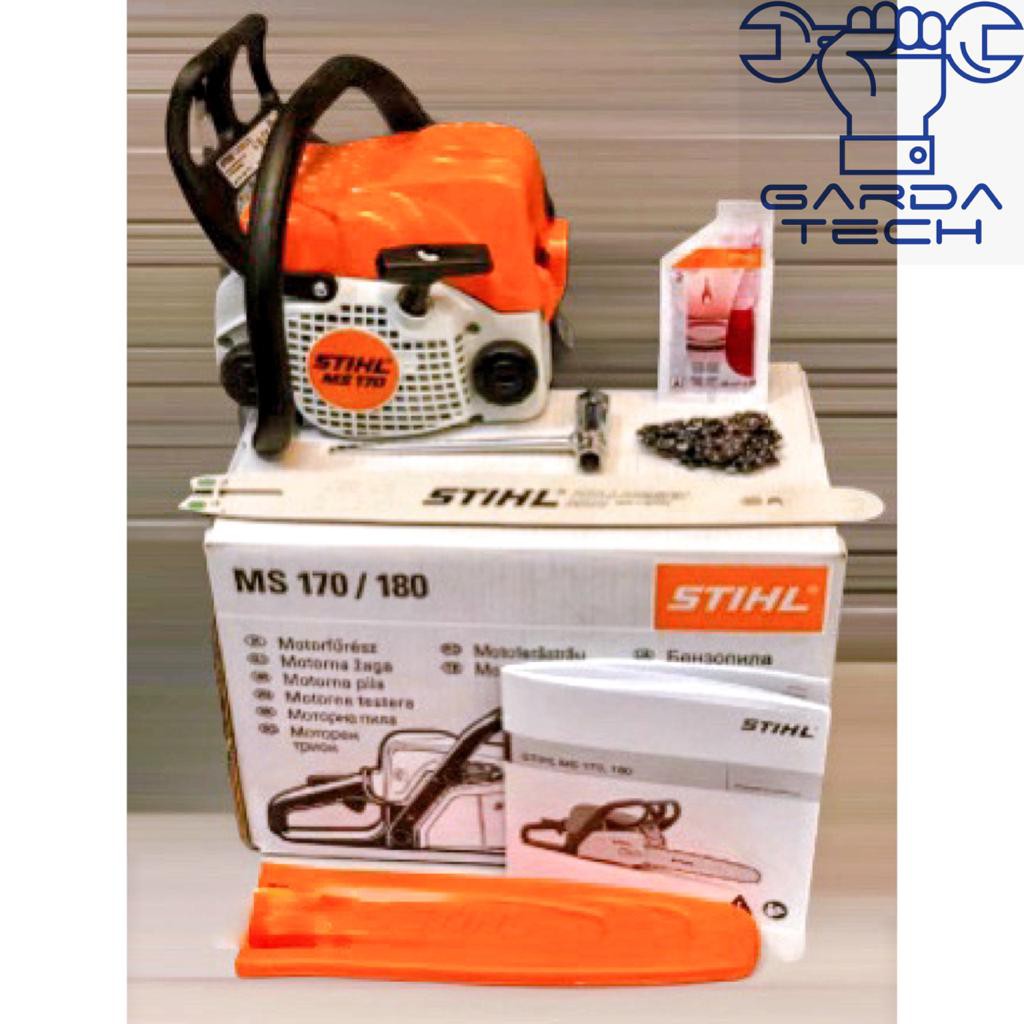 Jual Mesin Chainsaw Gergaji Potong Belah Kayu STIHL MS170 / 14" Inch | Shopee Indonesia