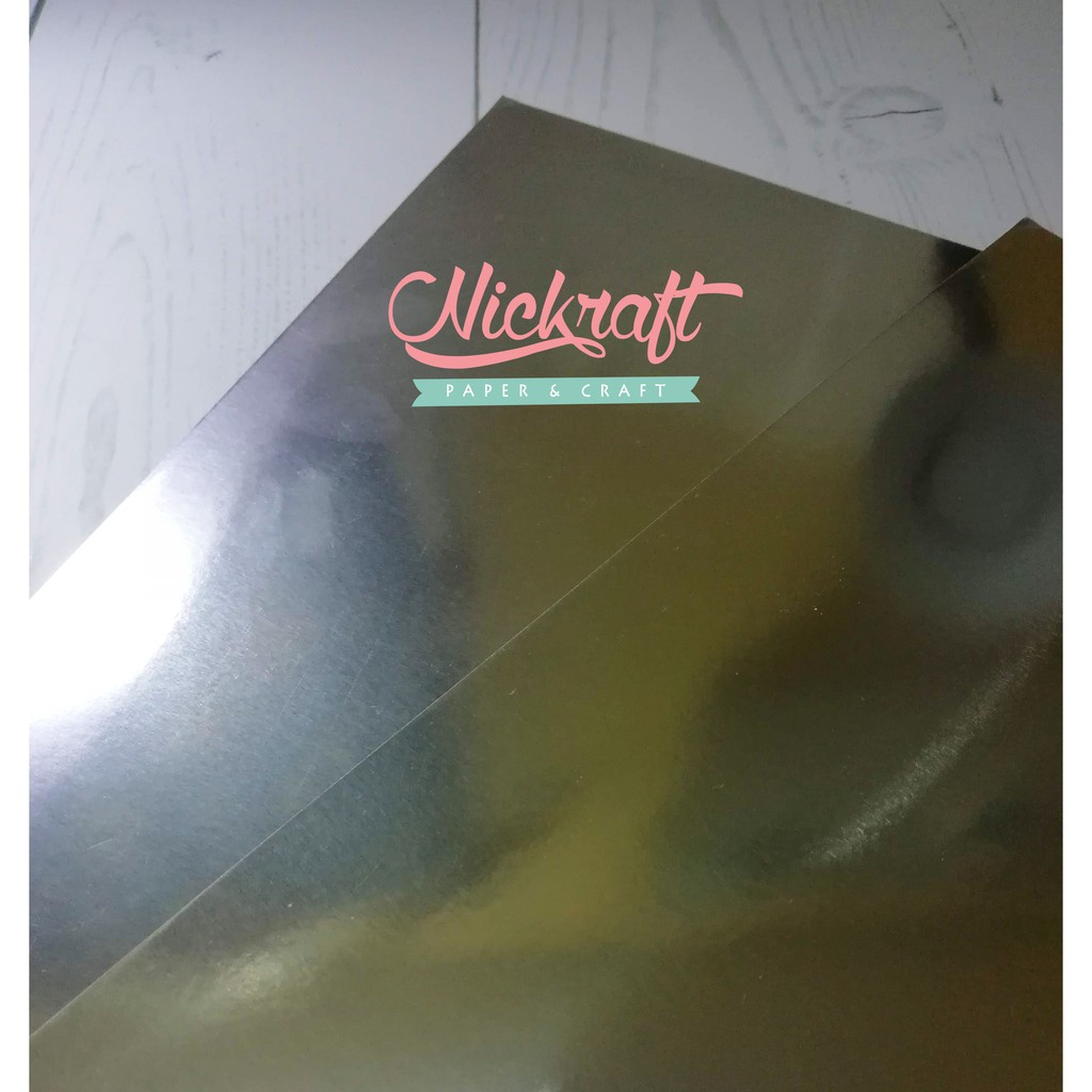 Jual KERTAS KARTON PERAK SILVER LOKAL | Shopee Indonesia