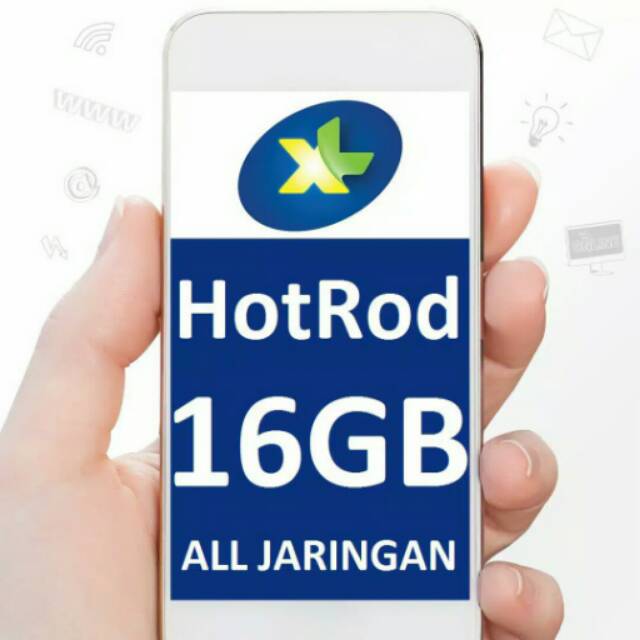 Jual KUOTA DATA INTERNET XL HOTROD 16GB (2G/3G/4G) Indonesia|Shopee ...
