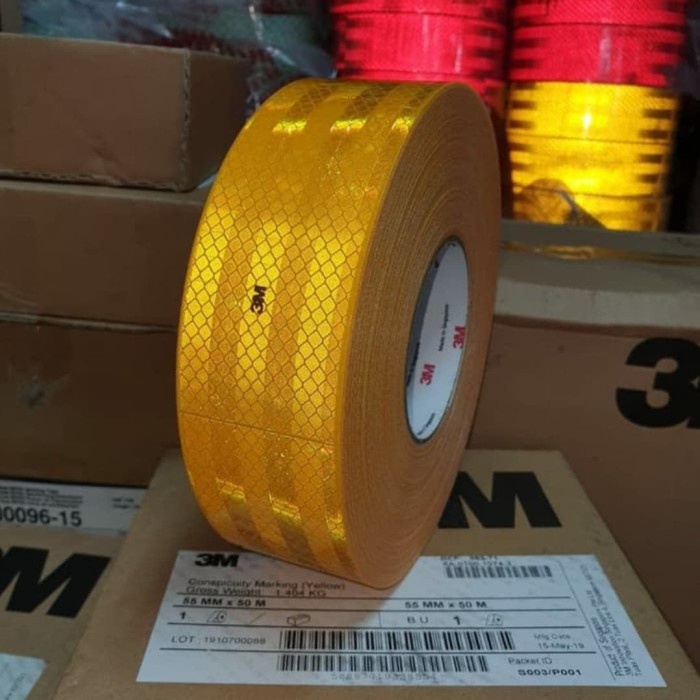 Jual Stiker Reflective 3M Diamond Grade 983 Pemantul Mobil (Kuning) | Shopee Indonesia