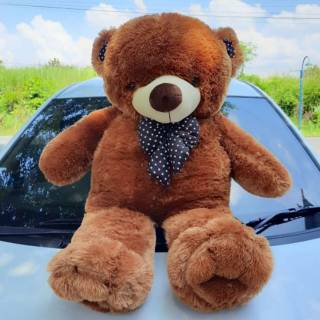 Jual Boneka teddy bear beruang besar gede dakron rasfur pita premium 1 ...