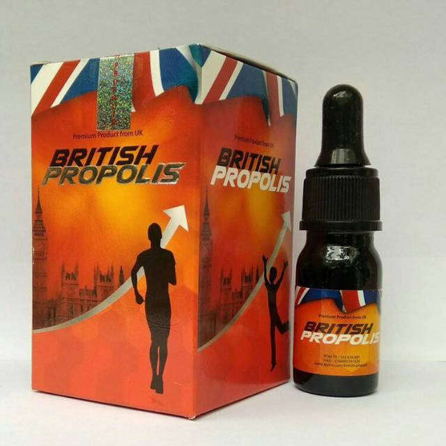 British Propolis Original 6ml Suplemen Kesehatan Alami Herbal BPOM ...