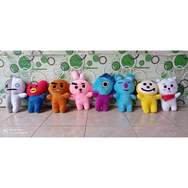 Jual boneka bts bt21 unofficiall 28cm | Shopee Indonesia