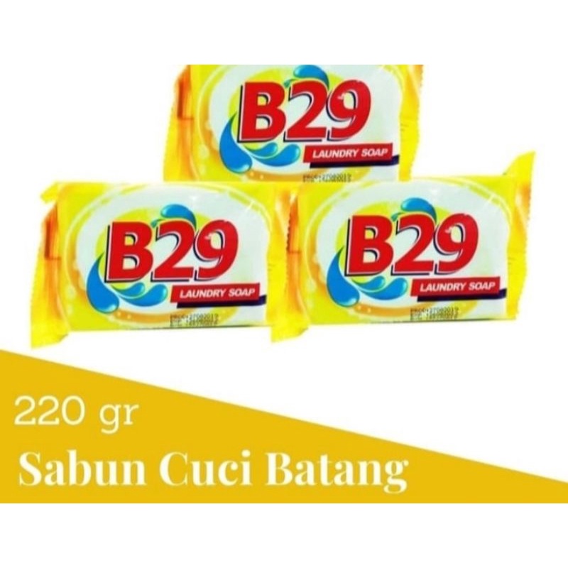 Jual Paket 3 pcs B29 Londry Soap 175 Gram Sabun Cuci Batang Kuning ...