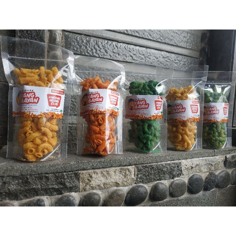 Jual CEMILAN MAKARONI KEMASAN POUCH 100GR | Shopee Indonesia