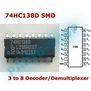 Jual 74HC138D smd 74138 74HC138 3 to 8 Decoder Demultiplexer TTL Logic IC 74ls132 Indonesia ...