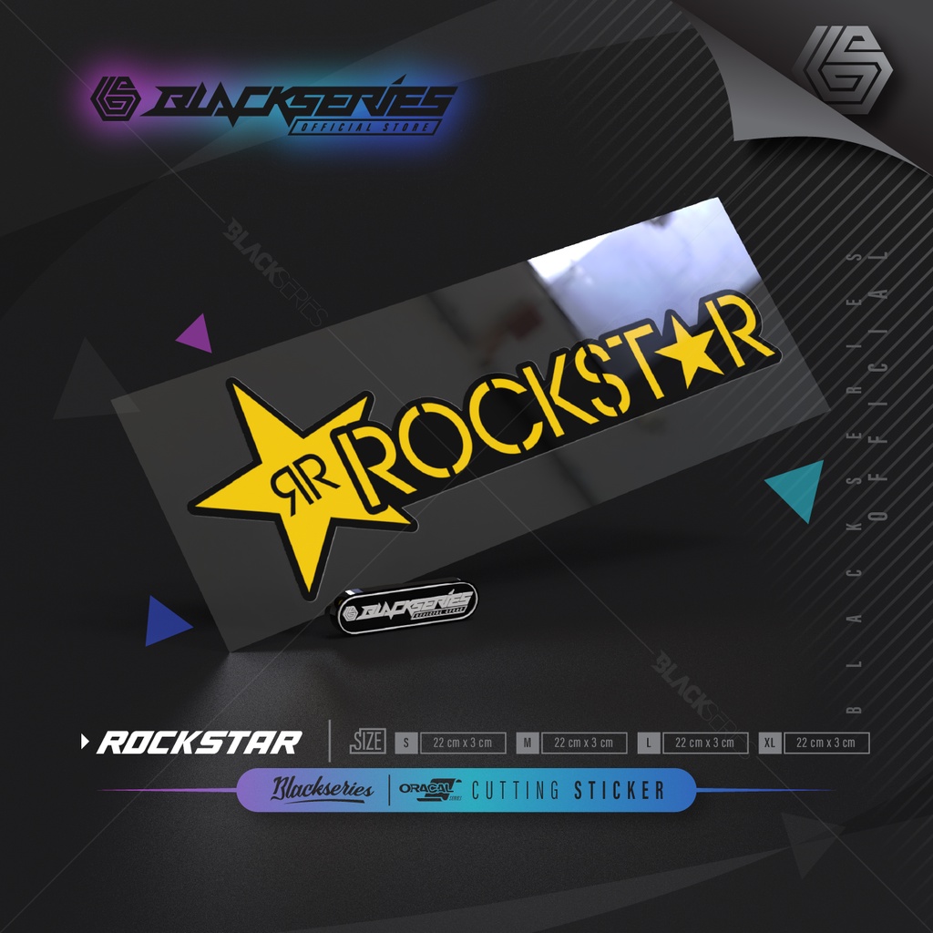 Jual Stiker Rockstar | Cutting Sticker Rockstar | Rockstar | Shopee ...