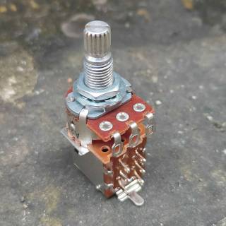 Jual Potensio Push Pull A25K Alpha Plus untuk Volume Tone gitar bass ...