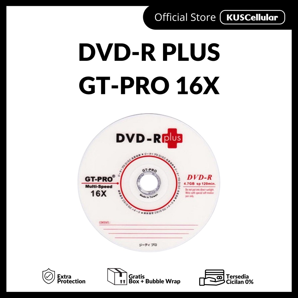 Jual DVD-R Plus GT-Pro 16X | Shopee Indonesia