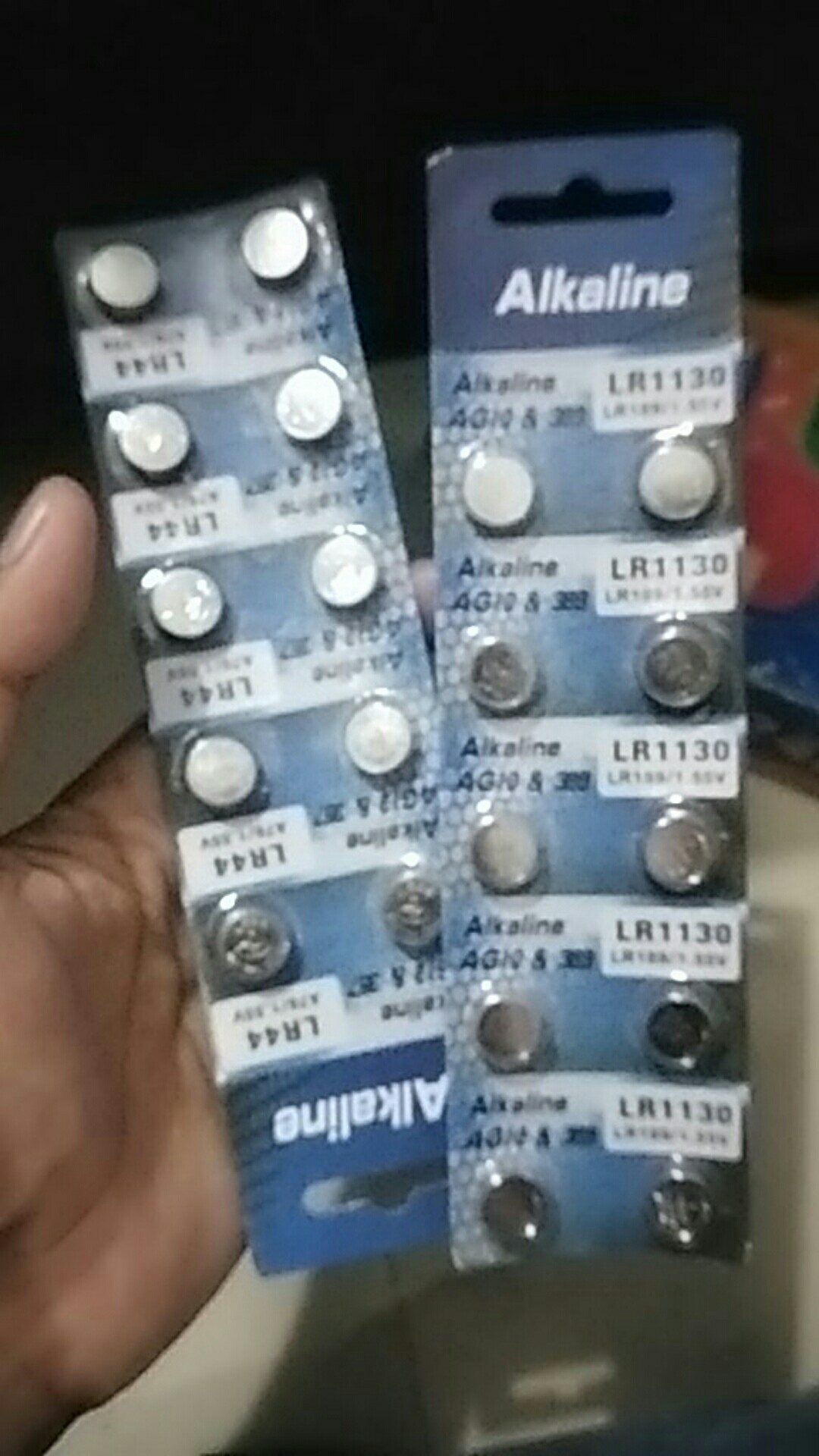 C135 10 Pcs Baterai AG13 Lr44 / LR1154 Alkaline Batu Batre Kancing ...