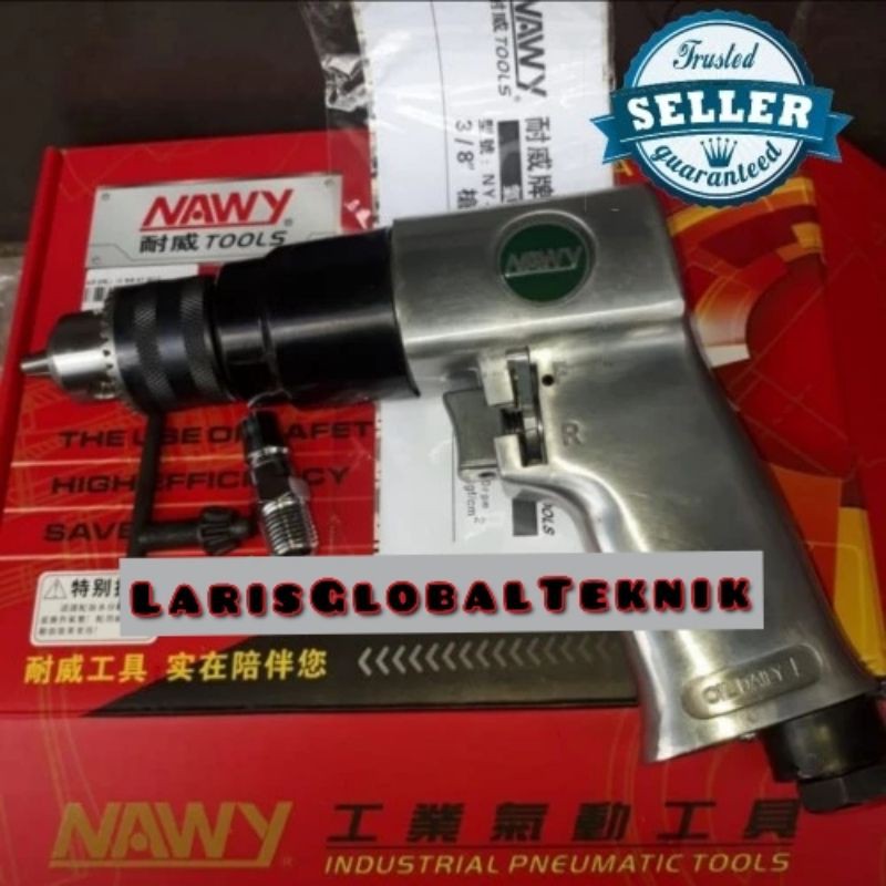 Jual Mesin bor angin 10mm NAWY NY-6010 Air Drill 10 mm NY6010 | Shopee ...