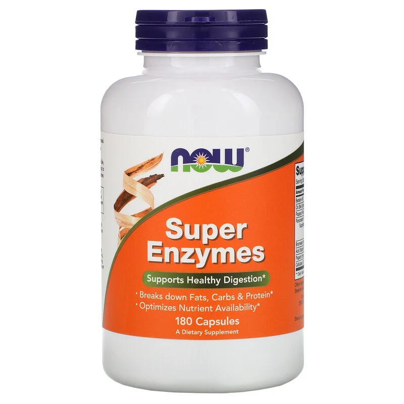 Jual Now Foods, Super Enzymes, 180 Capsules | Shopee Indonesia