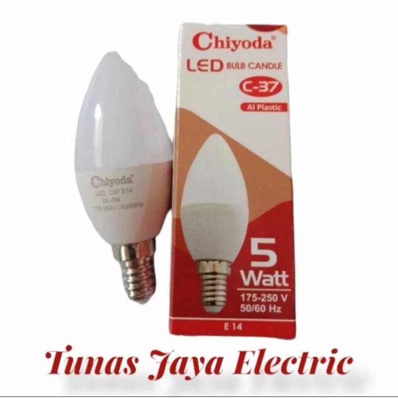Jual Lampu LED Candle E14 CHIYODA Cahaya Putih dan Kuning | Shopee Indonesia