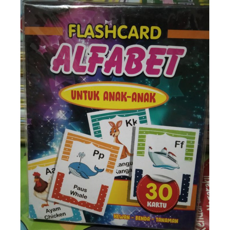 Jual Flash Card Alfabet / Huruf | Shopee Indonesia