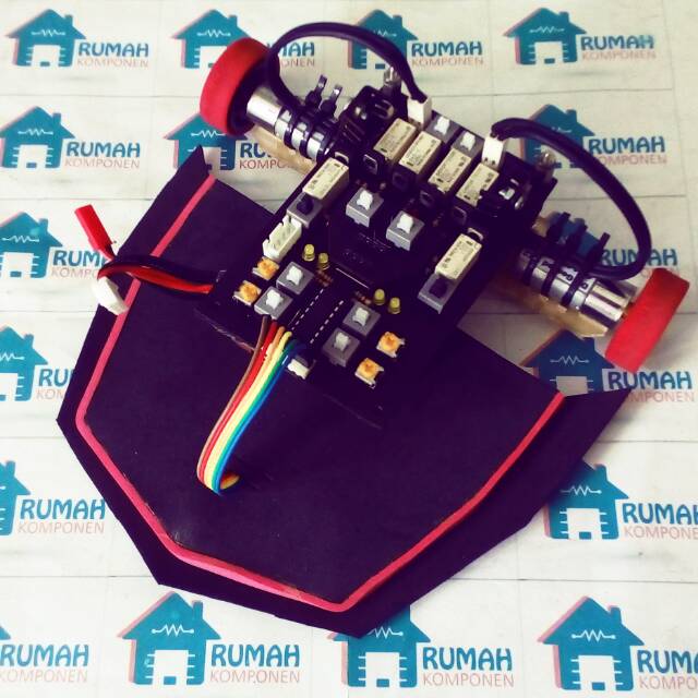 Jual Robot line follower analog pengikut garis relay 6 murah Indonesia ...