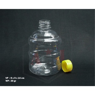 Jual Botol Galon Mini 600 Ml/ Botol Plastik Galon/ Botol Aqua Galon ...